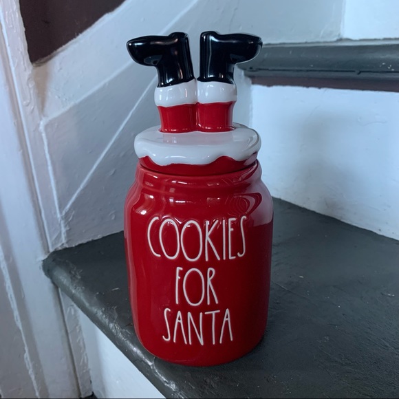 Rae Dunn | Accents | Rae Dunn Cookies For Santa Canister | Poshmark